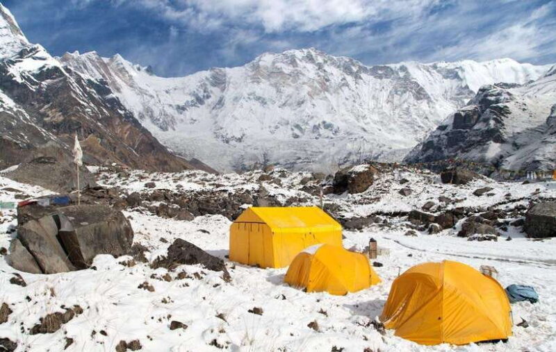 Annapurna Base Camp trek 7 days - Reaching the Focal Point: Annapurna and Machhapuchhare Base Camp