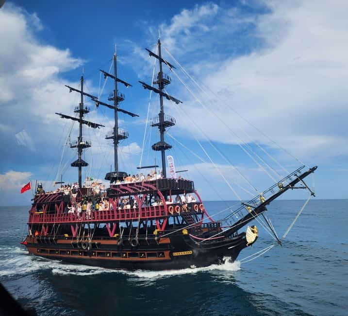 Antalya Biggest Pirate Boat Trip w/Lunch & Unlimited Drinks - FAQ