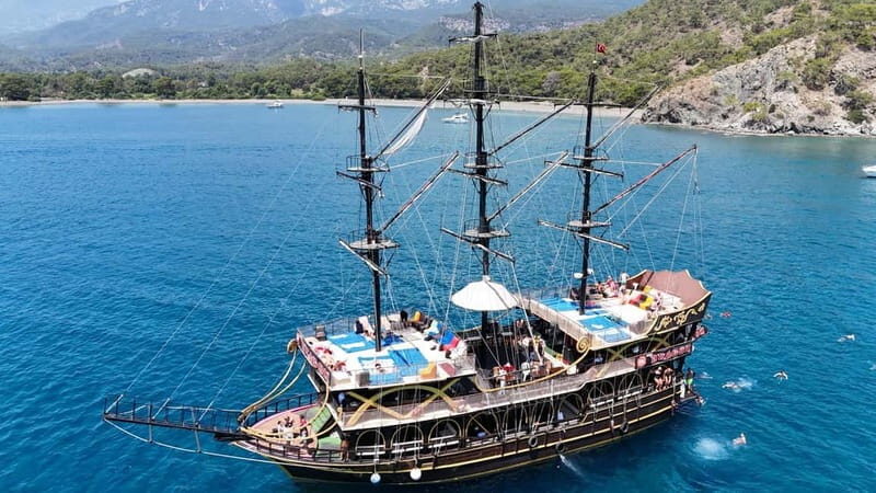 Antalya/Kemer'den: Öle Yemekli Köpük Partili Tekne Turu - An Authentic Mediterranean Boat Experience