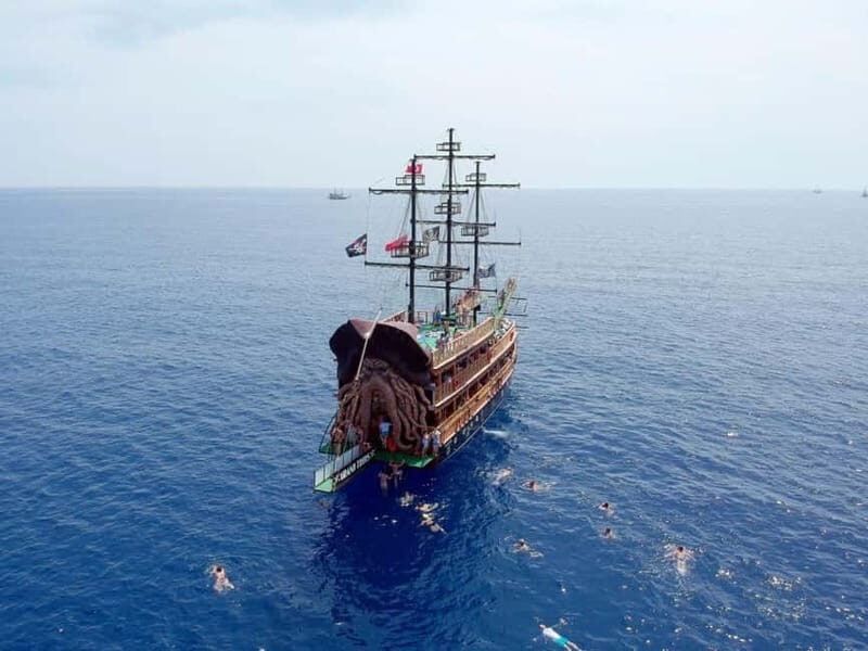 Antalya: Pirate Boat Cruise with Swimming Stops - Key Points