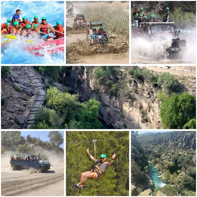 Antalya: Rafting Jeep Buggy&Quad Safari zipline canyon visit - Duration and Practical Considerations