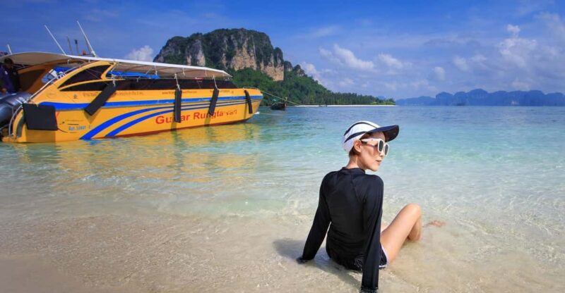 Ao Nang: 4 Islands Day Tour by Speedboat or Longtail Boat - Transportation and Group Dynamics