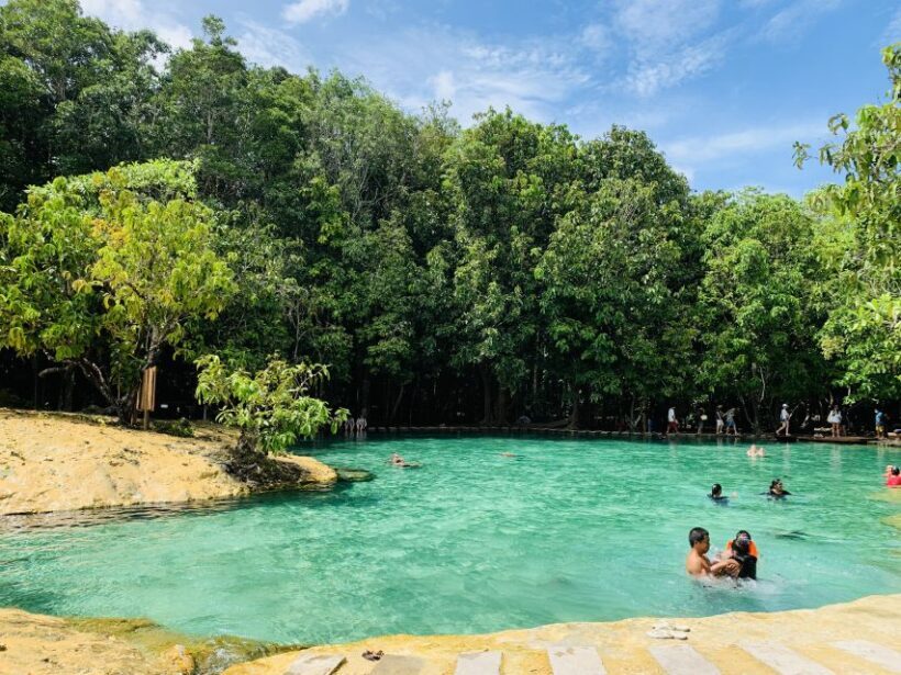 Ao Nang: Hot Spring, Emerald Pool & Tiger Cave Temple Tour - Hot Springs: A Warm Welcome to Nature