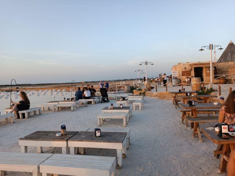 Aperitif in a old tub of salt in Marsala - Authenticity and the Value of Guided Tours