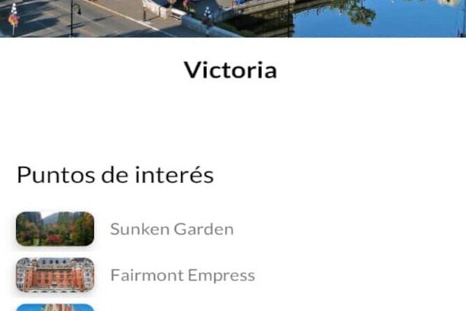 APP Self-Guided Routes Victoria with audio guide - FAQs