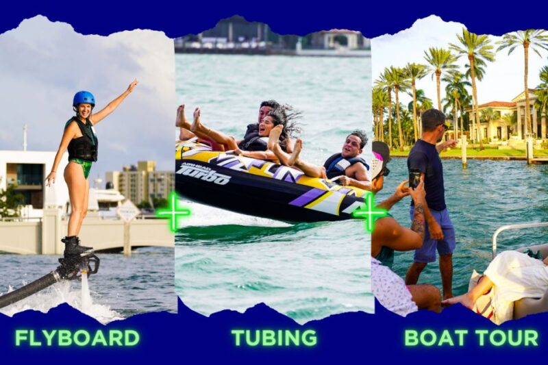 Aqua Excursion - Flyboard + Tubing + Boat Tour - Overview of the Experience