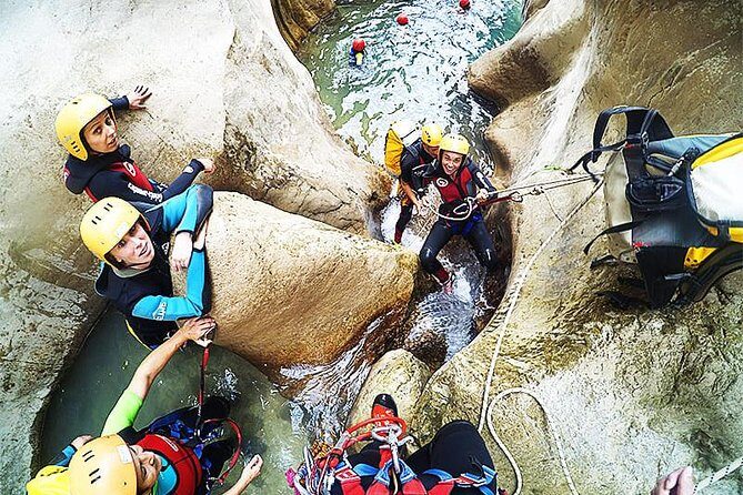 Aquatic canyoning near Benidorm. Estret de les Penyes Bollulla - Practical Tips for Your Canyoning Adventure