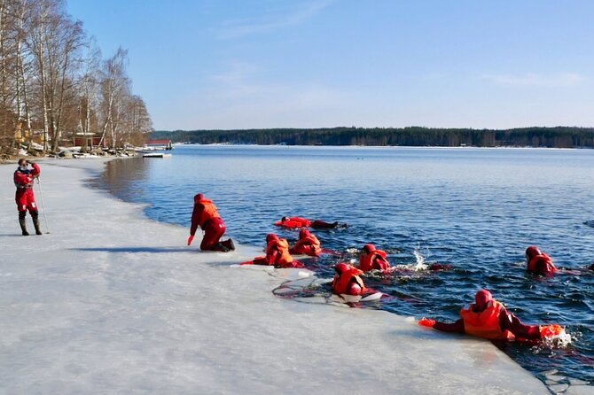 Arctic Ice Floating in Puumala - Refueling With Refreshments