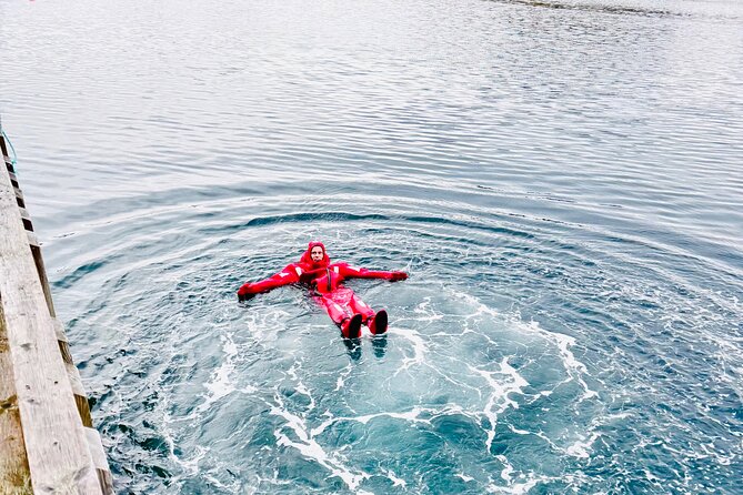 Arctic Ice Floating in Warm Survival Suit Tromsø - Highlights of the Arctic Ice Floating Tour