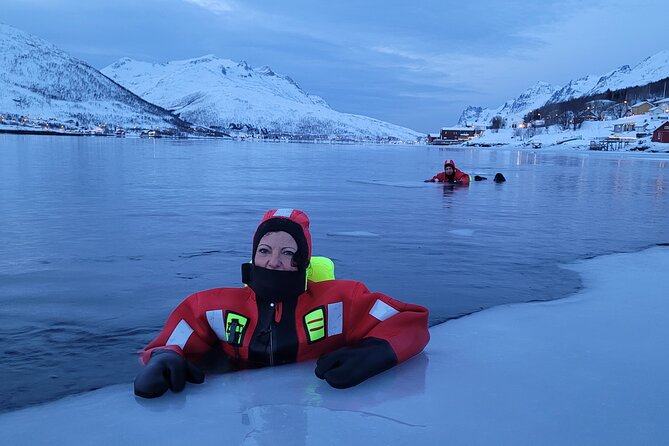 Arctic Ice Floating in Warm Survival Suit Tromsø - Reviews and Testimonials From Participants