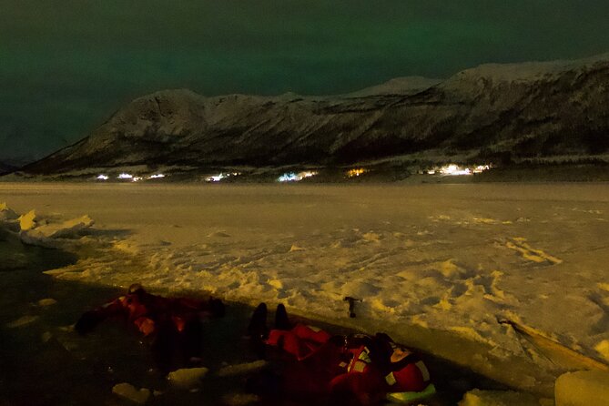 Arctic Ocean Night Floating in Ramfjord - The Magic of the Arctic Night Sky