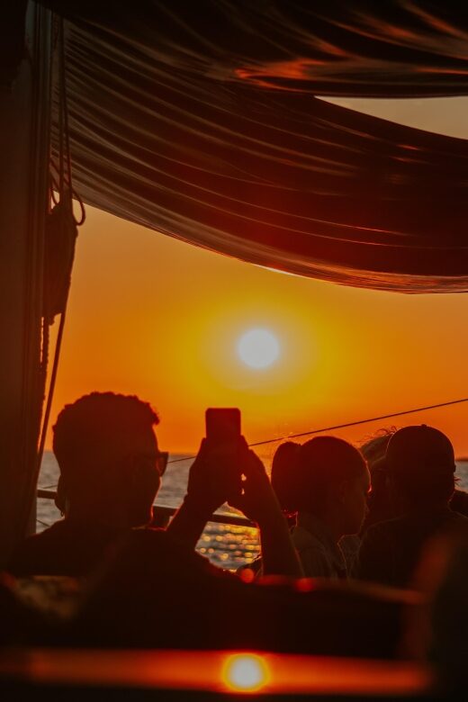 Argostoli: Sunset Cruise with Swim Stops, Dinner, and Wine - The Food, Drink & Atmosphere