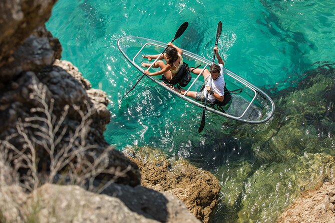 Arrábida: Guided Transparent Kayaking Tour - Unique Features of the Transparent Kayaks