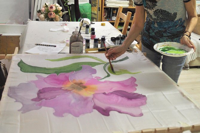 Art workshop-- Create your own greek silk scarf in Athens ! - The Sum Up