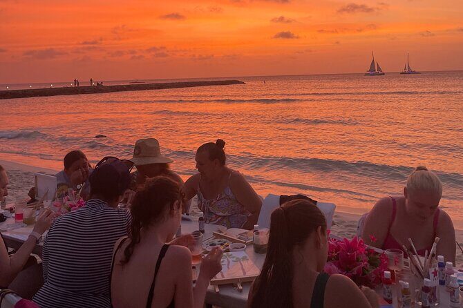 Aruba's Finest Sip and Paint Experience by the Beach - The Experience in Detail