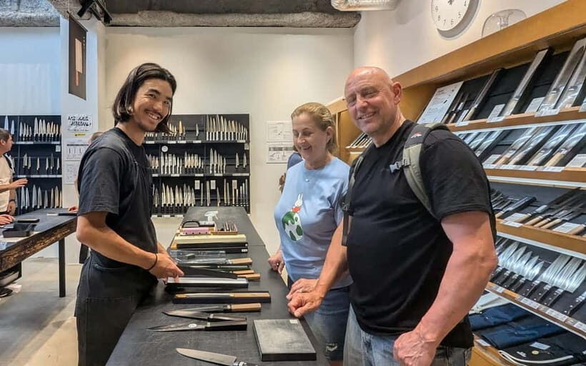 Asakusa: Kitchen knife store visits after history tour - A Closer Look at the Experience