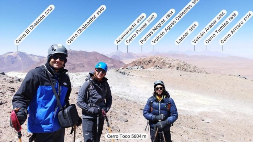 ASCENT TO VOLCANO CERRO TOCO OF 5604masl - Detailed Breakdown of the Itinerary
