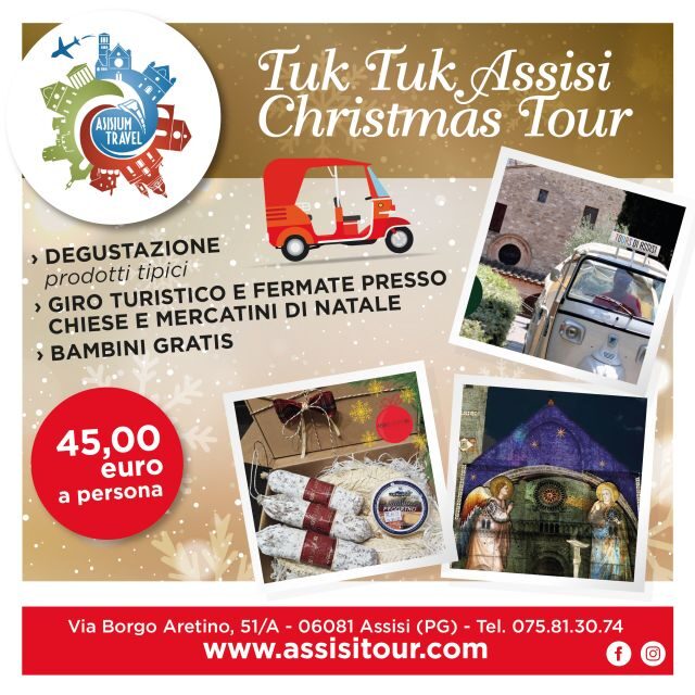 Assisi: Panoramic Tuk Tuk Tour - An Authentic and Convenient Way to Discover Assisi