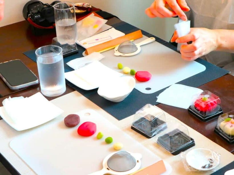At an Antique Shop, Tea Ceremony and Japanese Sweets Forming - Authentic Japanese Tea Ceremony and Wagashi Making at a 100-Year-Old Antique Shop