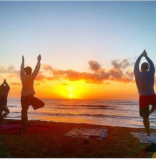 At the Kauai Shores Hotel: Kauai Yoga on the Beach Class - The Value of Practicing Yoga on Kauai’s Beach