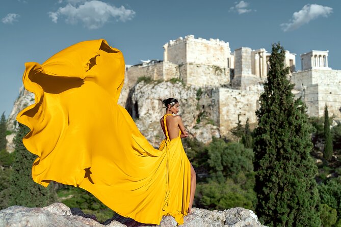 Athens: Flying Dress Photoshoot "Mr. President Package" - An In-Depth Look at the Athens Flying Dress Photoshoot