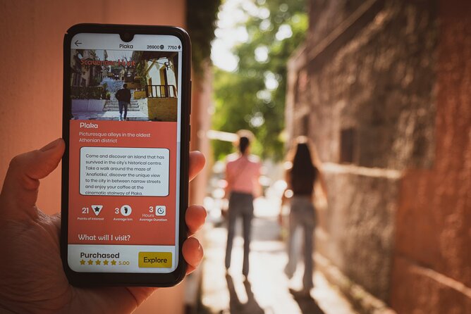 Athens Plaka Neighborhood Self-Guided Game & Tour - Key Points