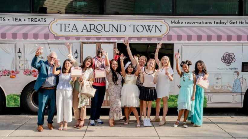 Atlanta: Tea Around Town Bus Tour with City Highlights - Key Points