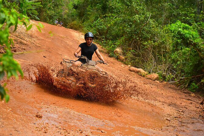 ATV Combo Horseback Riding, ATV, Ziplines, Cenote and Lunch - The Zipline Circuit: Flying Through the Trees