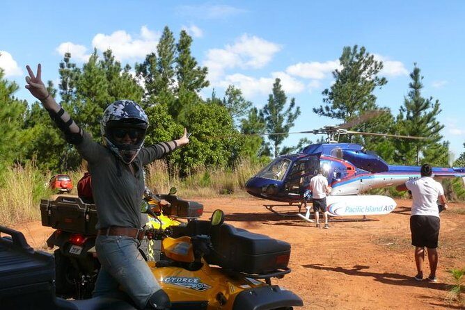 ATV Quad Bike and Helicopter Adventure Tour to Remote Village (Departs Nadi) - A Thrilling Day of Adventure: ATV, Village, and Helicopter Tour in Fiji