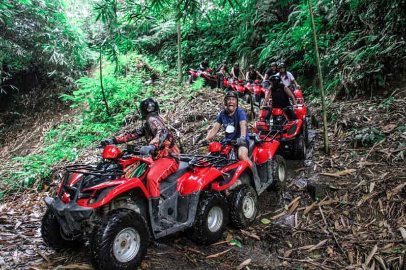 ATV Quad Bike Bali with Waterfall Gorilla Cave and Lunch - Key Points