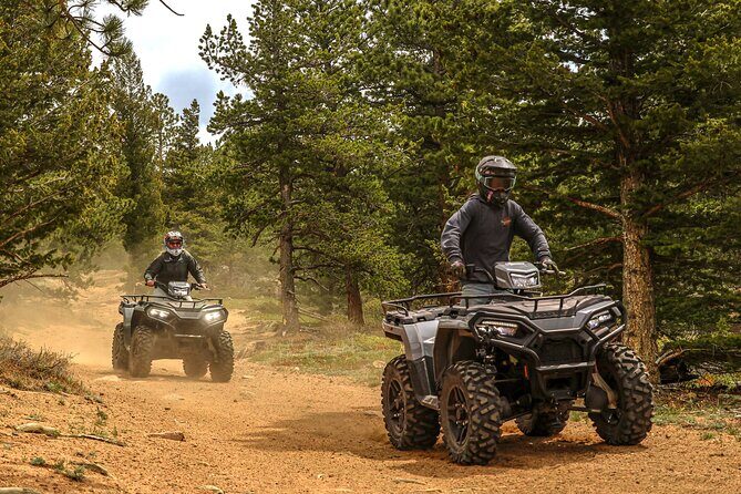 ATV (quad) ride on a beautiful and fun Rocky Mountain trail - An Authentic Rocky Mountain Off-Road Experience