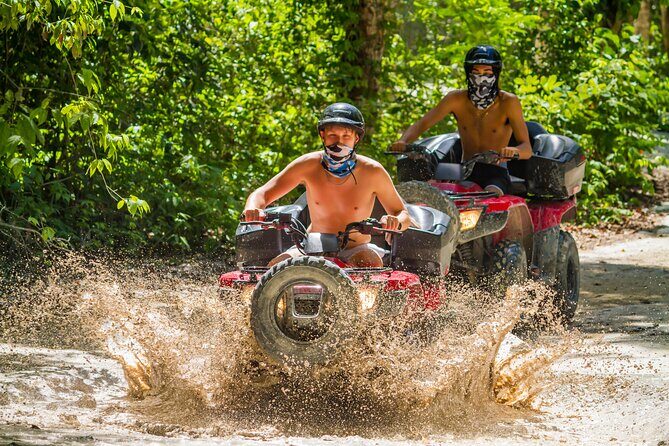ATV to Jade Cavern, Mud Trails, Snorkel and Lunch with Open Bar - Transportation & Group Size