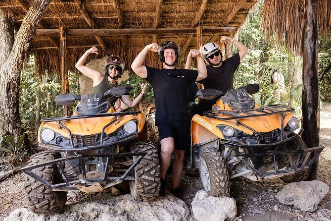 ATV Xpress Adventure, Cave Cenote Swim and Lunch - Ziplining Over the Jungle Canopy