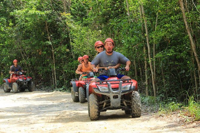 ATV, Ziplines and Cenote swim experience from Cancun or Riviera Maya - Key Points