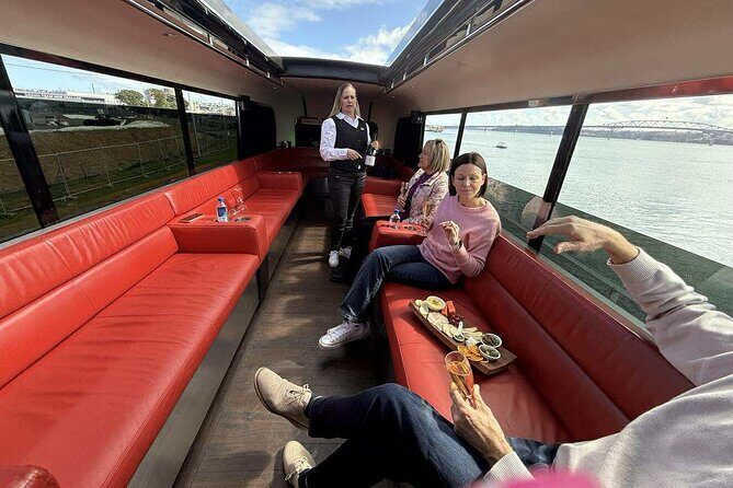 Auckland Scenic City TourTasting NZ Wines + Food onboard the bus - Starting Point: Comfort and Convenience