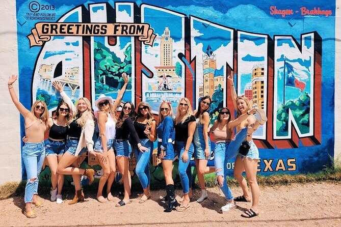 Austin Murals & Mimosas Roofless Party Bus Tour - Key Points