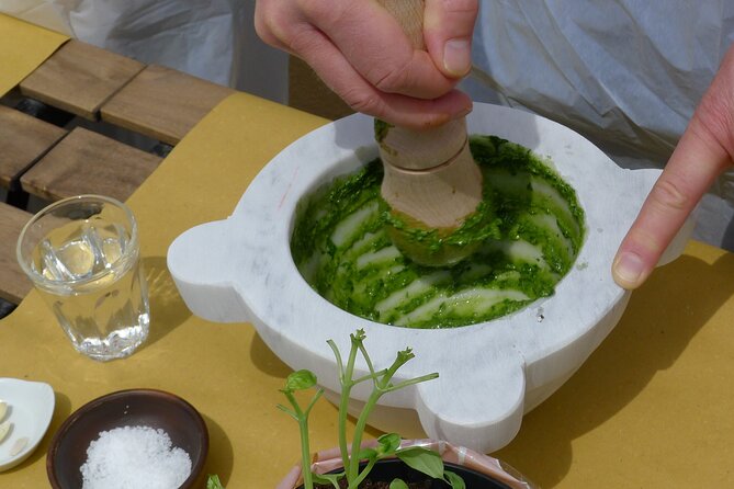 authentic Ligurian pesto lesson - Key Points