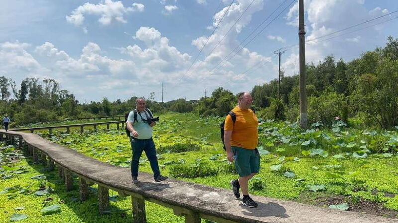Authentic Mekong Delta Tan Lap Floating Village Private Tour - Relaxing at the Hammock Café