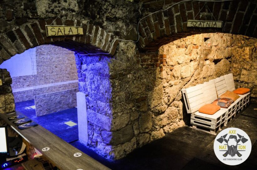 Axe throwing Kraków in Axe Nation - the 1st club in Europe - The Cost & Value