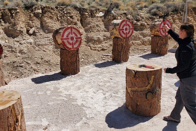 Axes, Arrows and Bullets Combo Package in Las Vegas - Group Size and Flexibility