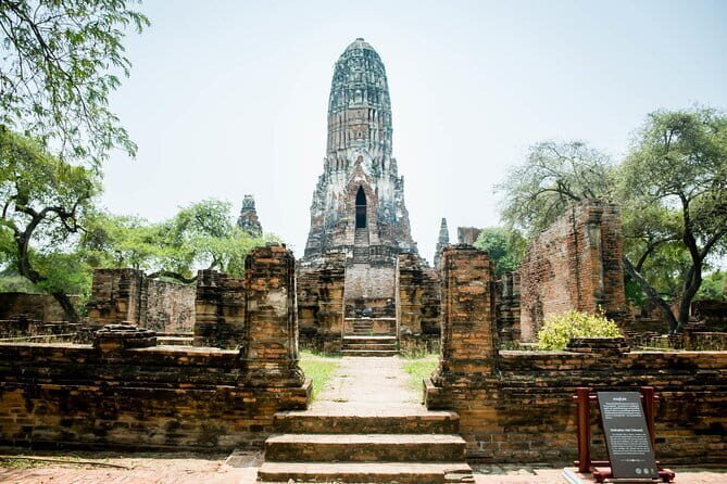 Ayutthaya Three Temple Tour with Scenic Boat Ride - Key Points