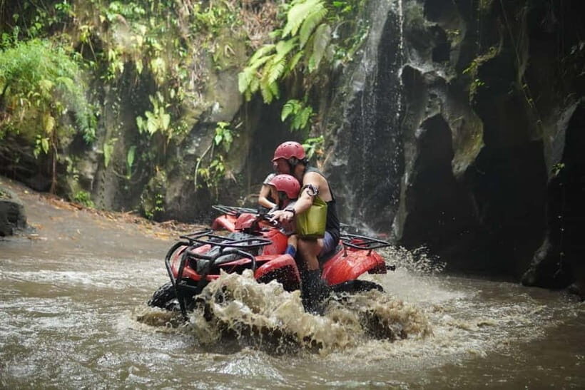 Bali ATV ride through River, Cave, Waterfall + Free Tour - Key Points