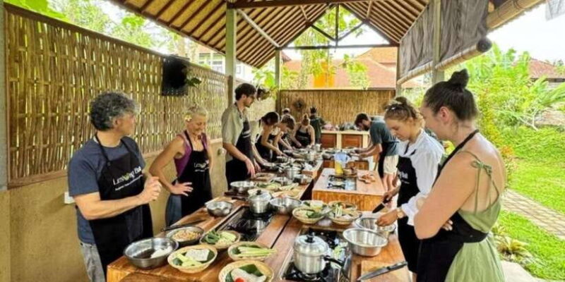 Bali: Cooking Class with Monkey Forest and Art Village Tour - Key Points
