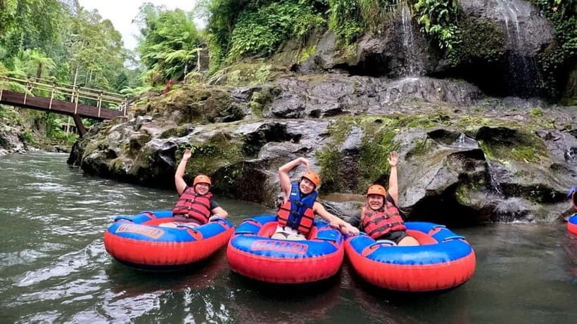 Bali: Gorilla Cave ATV and Lazy River Tubing & Cretya Sunset - Key Points