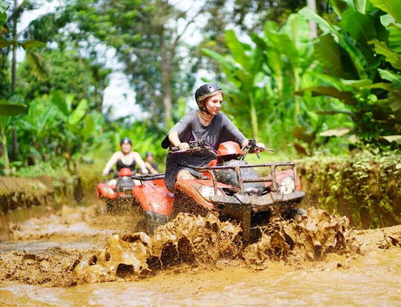 Bali: Gorilla Cave Quad Bike Tour & Cretya Infinity Pool - Key Points
