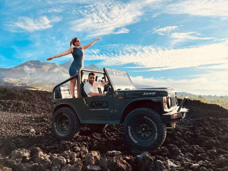 Bali: Hidden Waterfall & Mt Batur Private Sunset Jeep Tour - Key Points