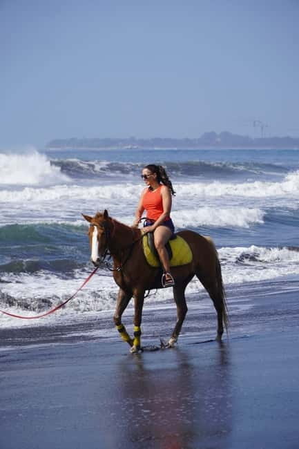 Bali: Horse Riding Sanur Beach Experience with Transport - The Experience of Riding on Black Sand