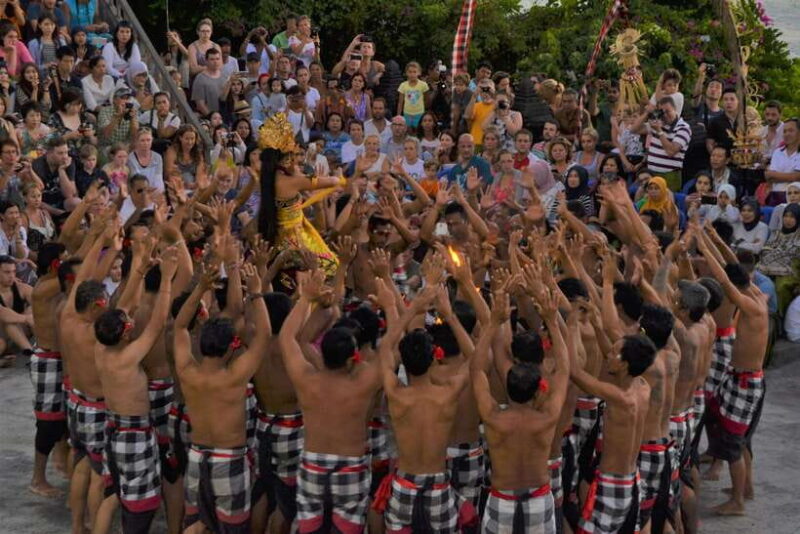 Bali: Melasti Kecak Dance, Padang Beach & Jimbaran Bay Tour - Key Points