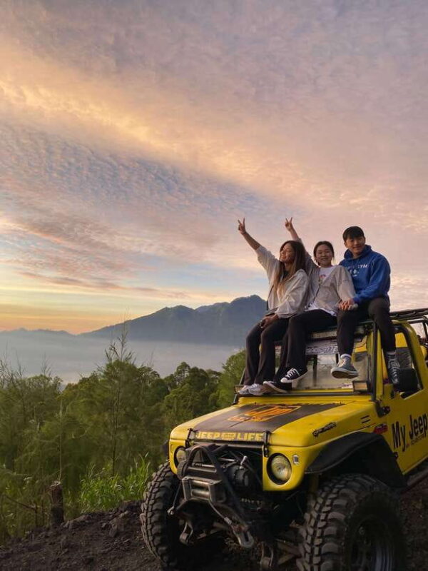 Bali: Sunset Mount Batur Jeep and Hot Spring All Inclusive - Key Points