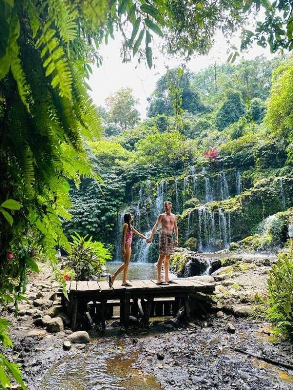 Bali: Waterfall in the forest & twin lake view tour - Key Points